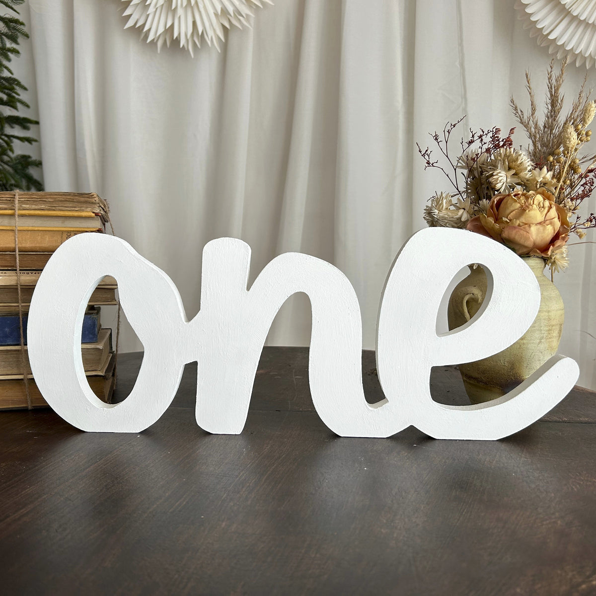 Palabra ONE 60cm – Ideas de Madera_decoracion